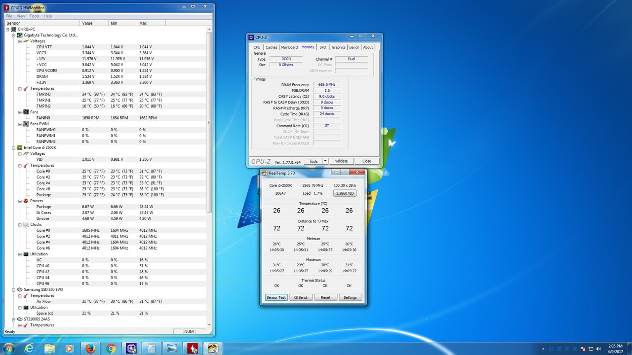 Total beginner trying my first overclock (i5 2500k) looking for ...