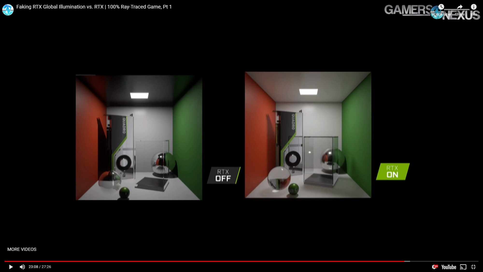 Mimicking RTX Global Illumination with Traditional Graphics Techniques ...