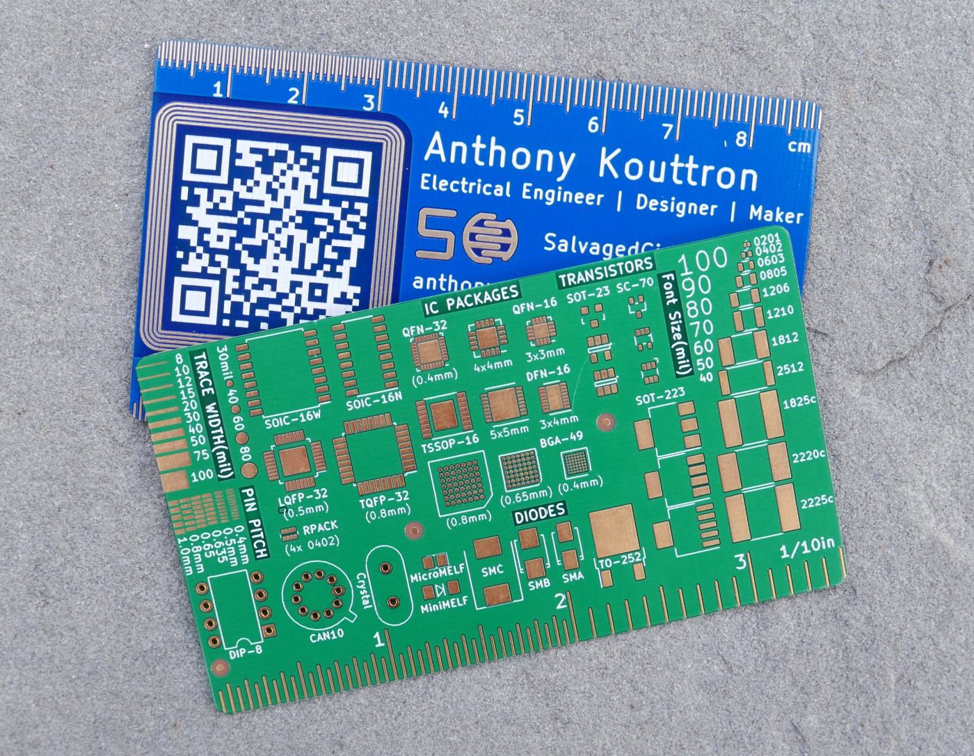 I Made a PCB Business Card with NFC. Go Ahead, Reuse My Files! | [H]ard ...