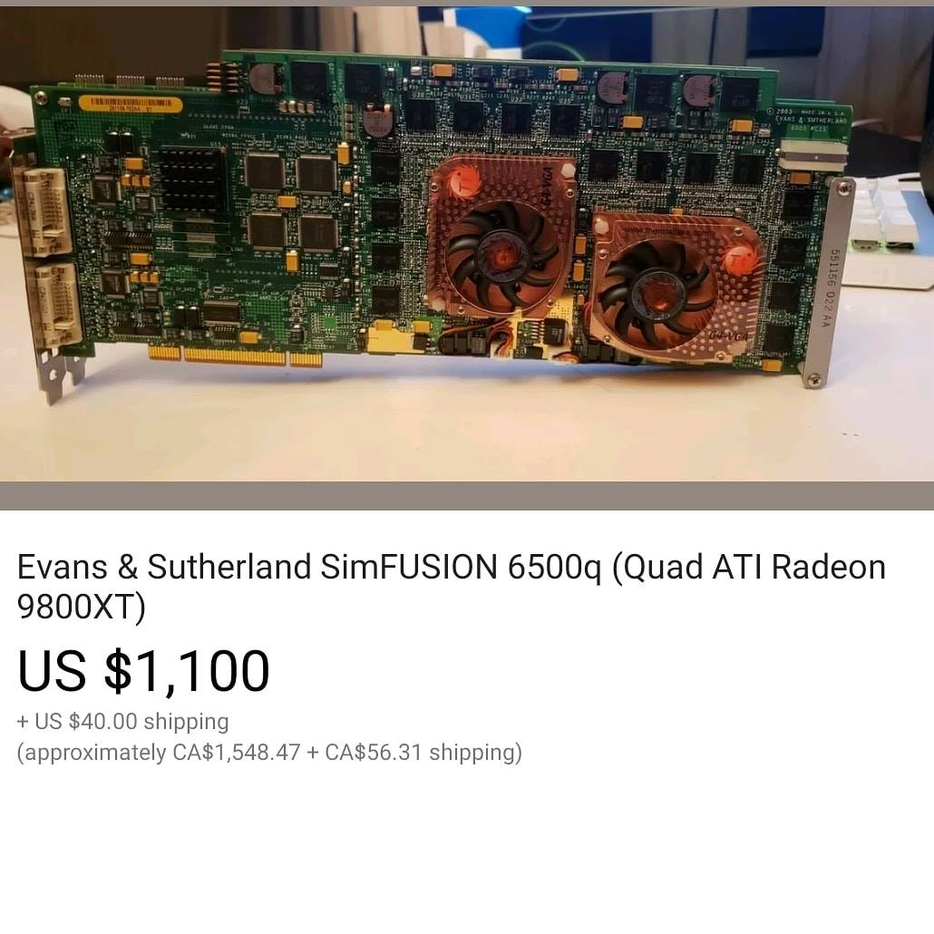 Linus Sybastian / Tech buys Evans & Sutherland SimFusion (Quad ATI ...