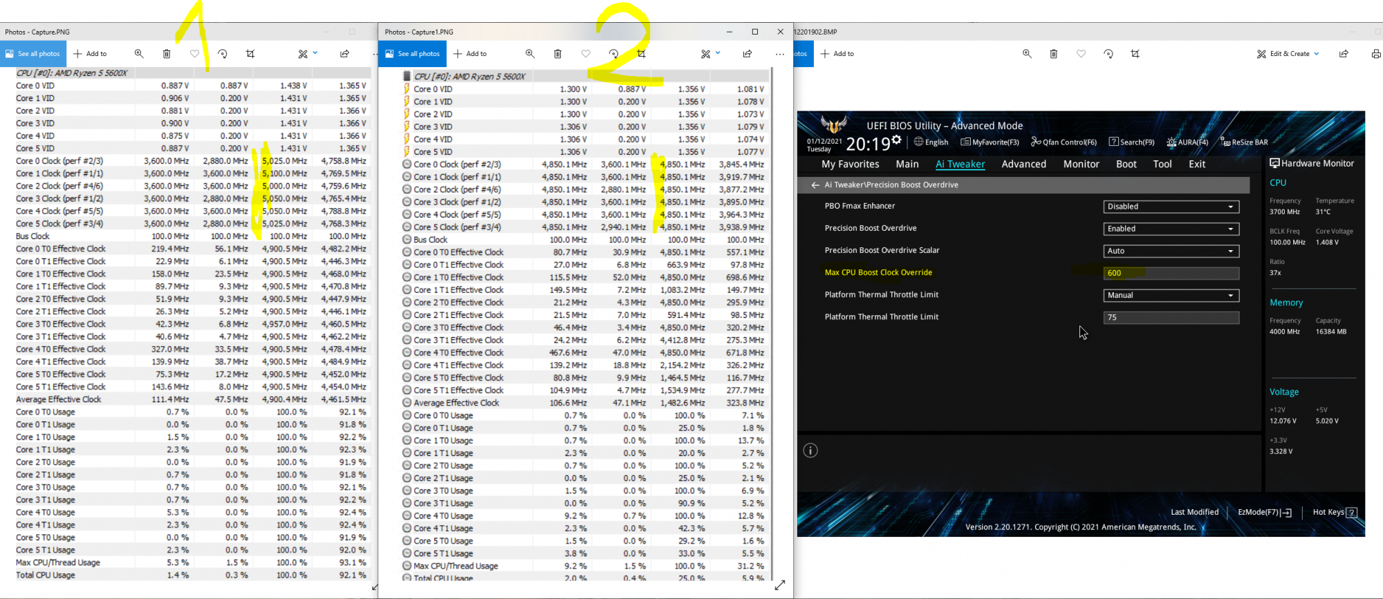 5600x max PBO boost lock. | [H]ard|Forum