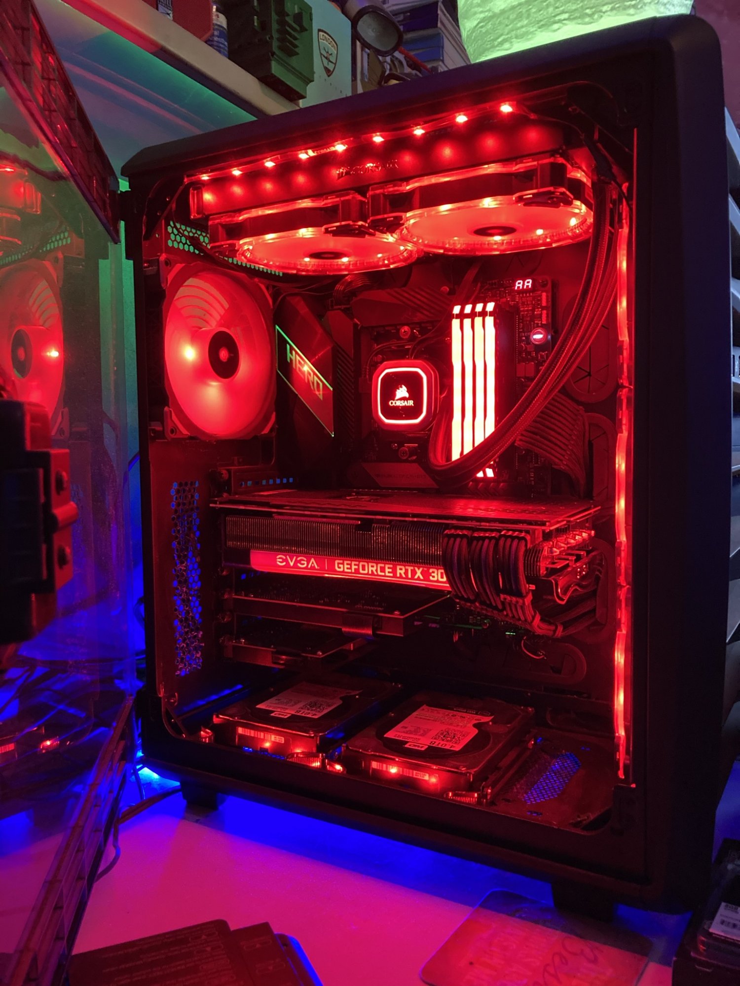 Are there any air flow cases with support of 280mm radiators on top ...