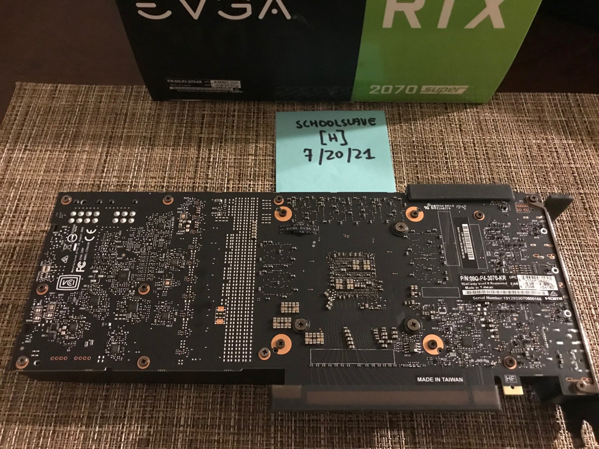 FS: EVGA 2070S (blower) SOLD | [H]ard|Forum