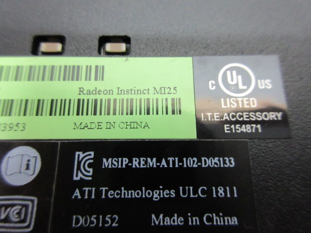 FS: AMD Instinct MI25 GPUs, ASUS VG27AQ 27" Monitor | [H]ard|Forum