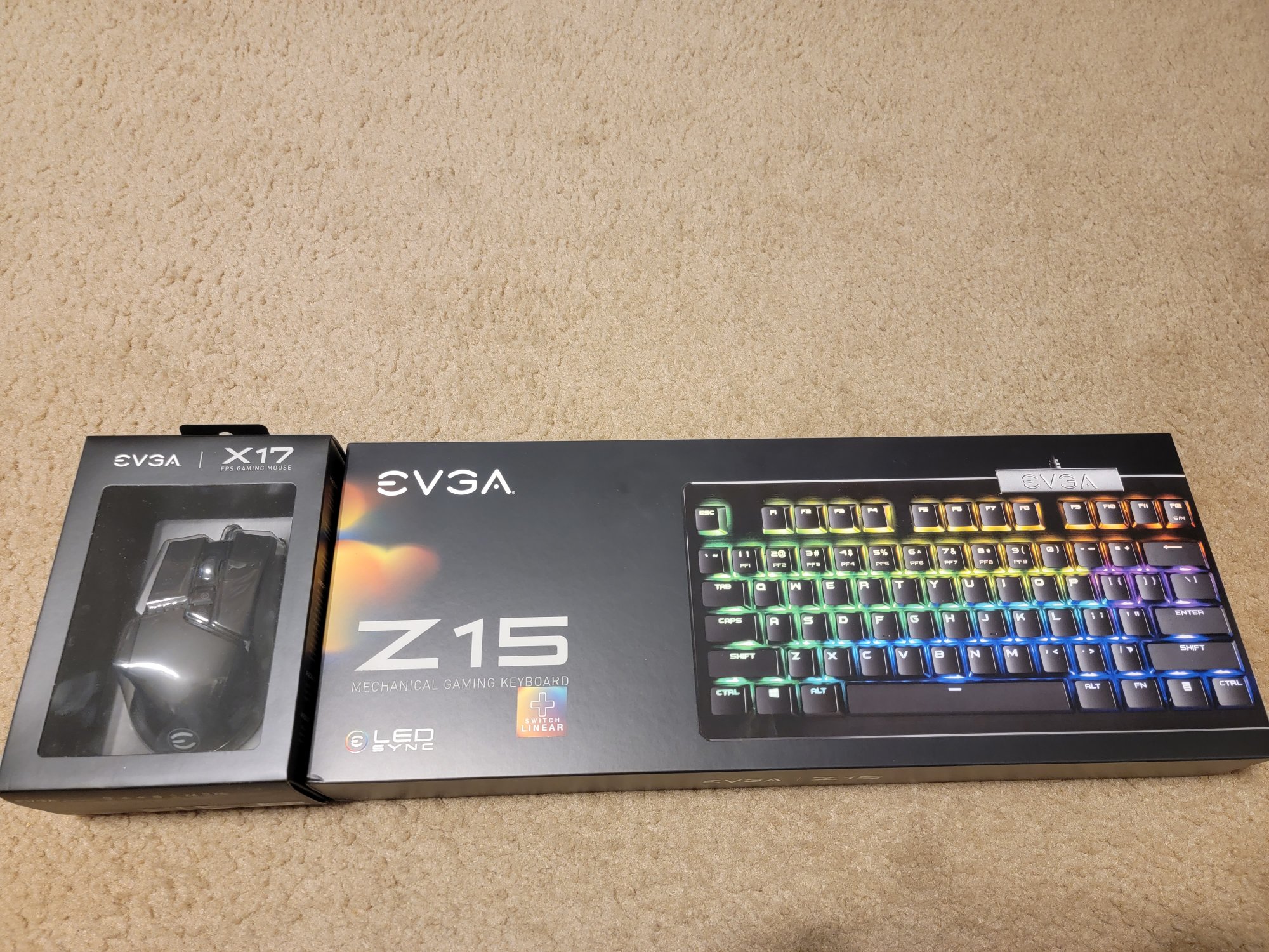 FS: BNIB 27" 1440p 165hz Lenovo Monitor, BNIB EVGA Mouse Keyboard combo ...