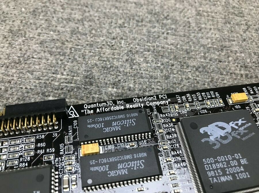 Quantum3D Obsidian2 S-12 PCI (3dfx Voodoo II 12 MB) Video Graphics Card ...