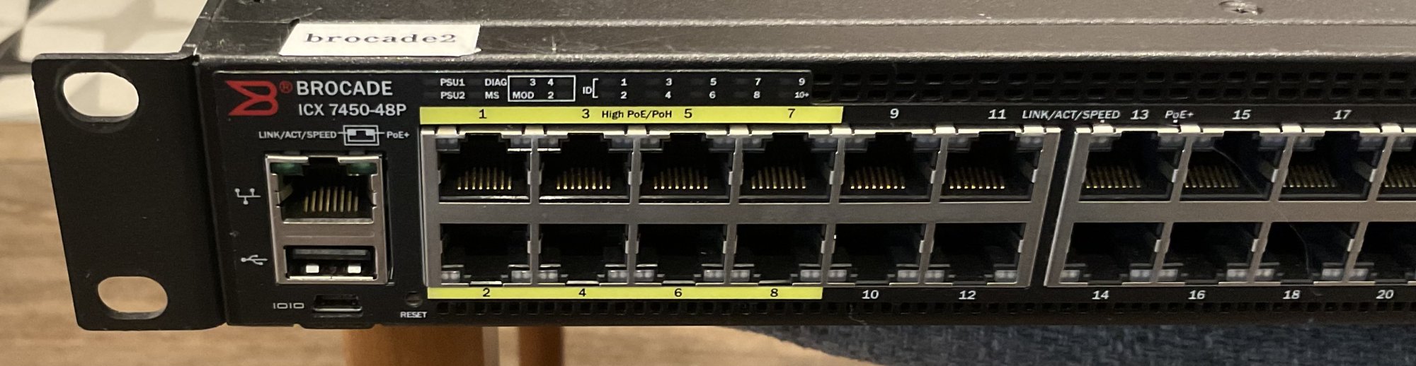 Brocade ICX 7450-48P POE Switch (similar to Ruckus) | [H]ard|Forum