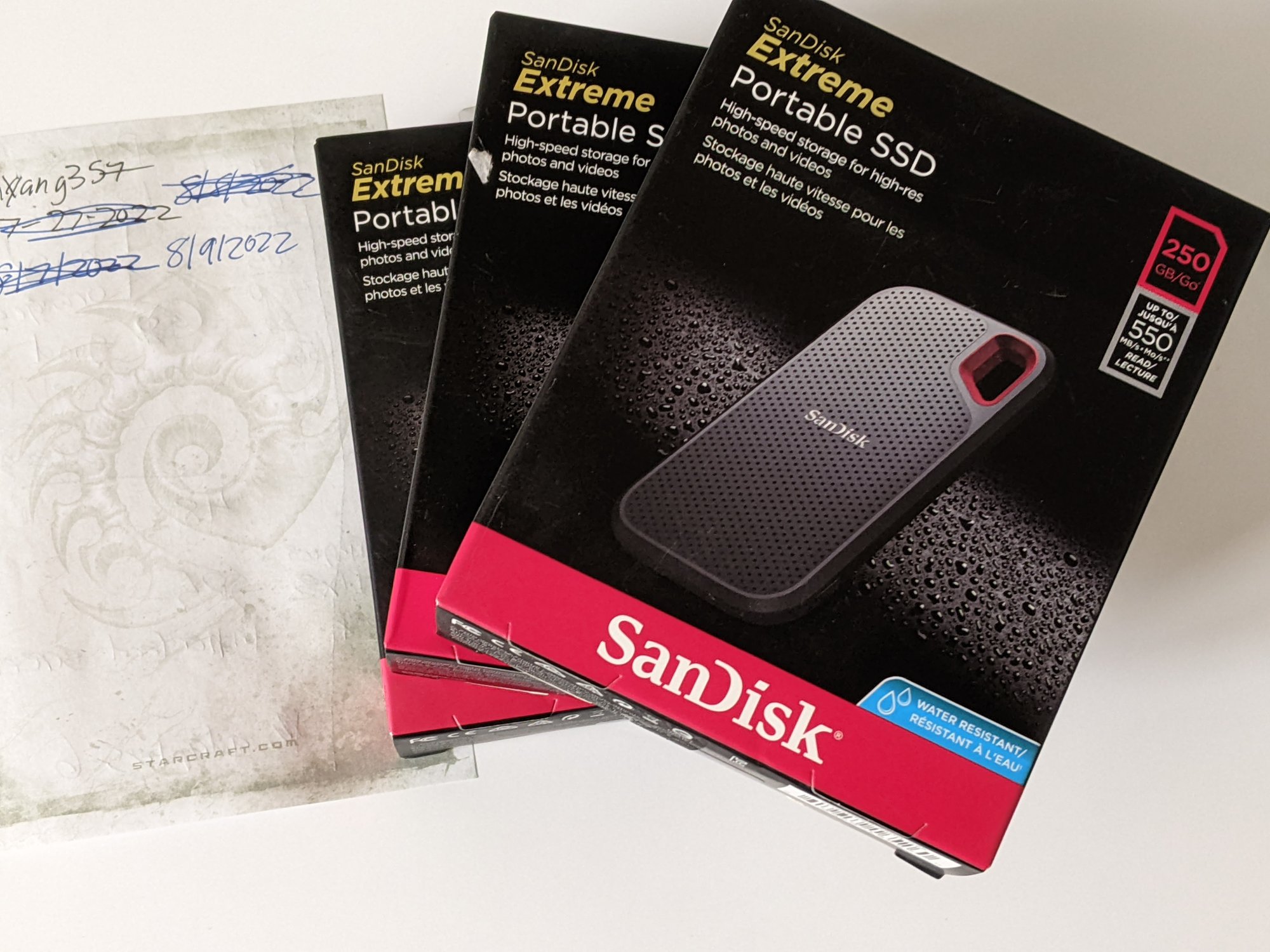SOLD FS: SanDisk 256GB Portable SSD, Seagate 500GB Game Drive SSD ...