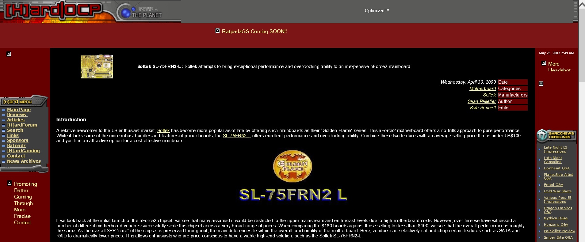 Does anyone else miss [H]ard reviews? | [H]ard|Forum