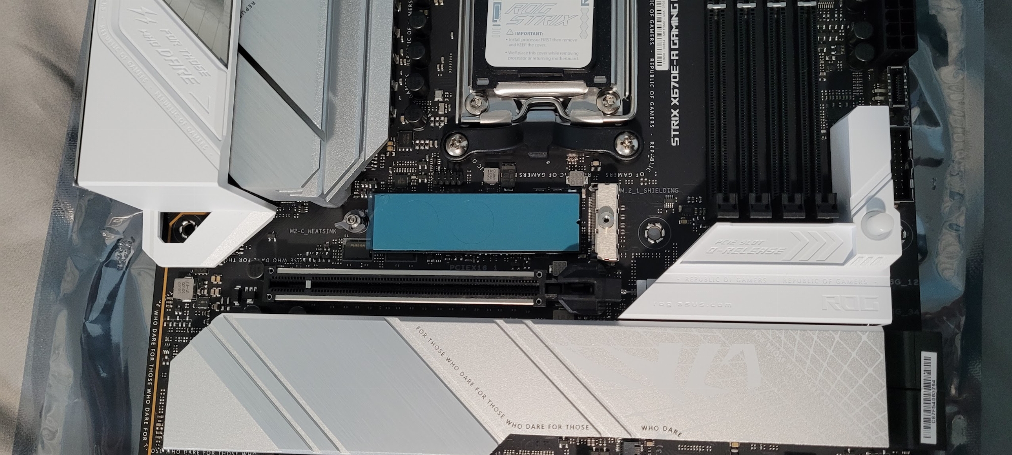 Should the thermal sticker on a m.2 drive be removed before installing ...