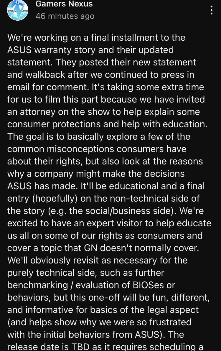 Scumbag ASUS: Overvolting CPUs & Screwing the Customer | Page 5 | [H]ard|Forum