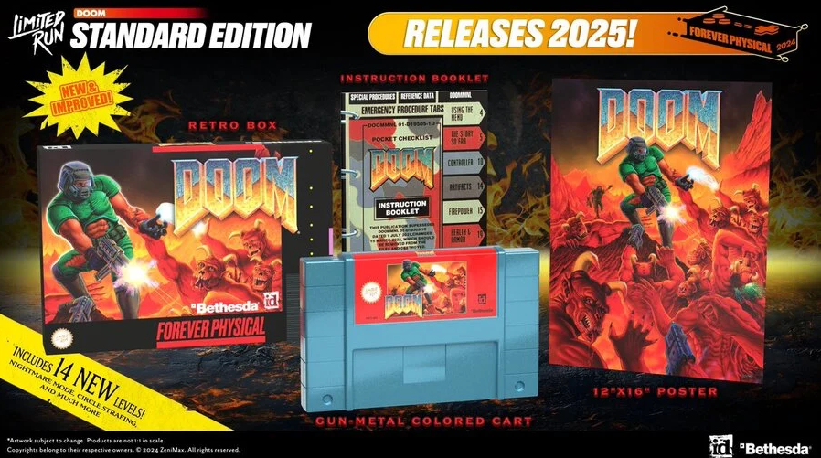 DOOM (SNES) - New SNES cart of DOOM developed by Limited Run Games | [H ...