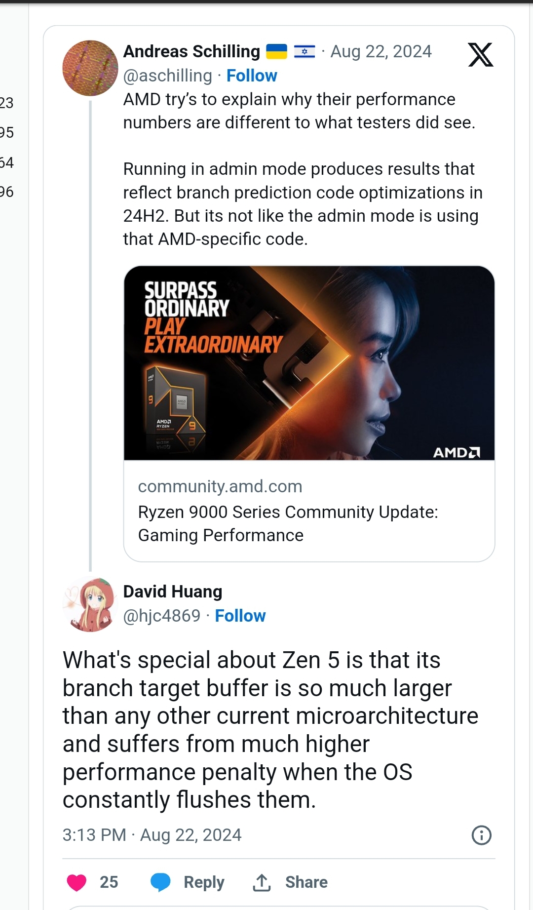AMD In Talks with Microsoft to Improve Zen 3 thru Zen 5 Performance in ...