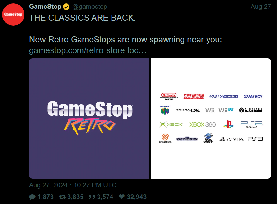 GameStop opens retro store locations | [H]ard|Forum