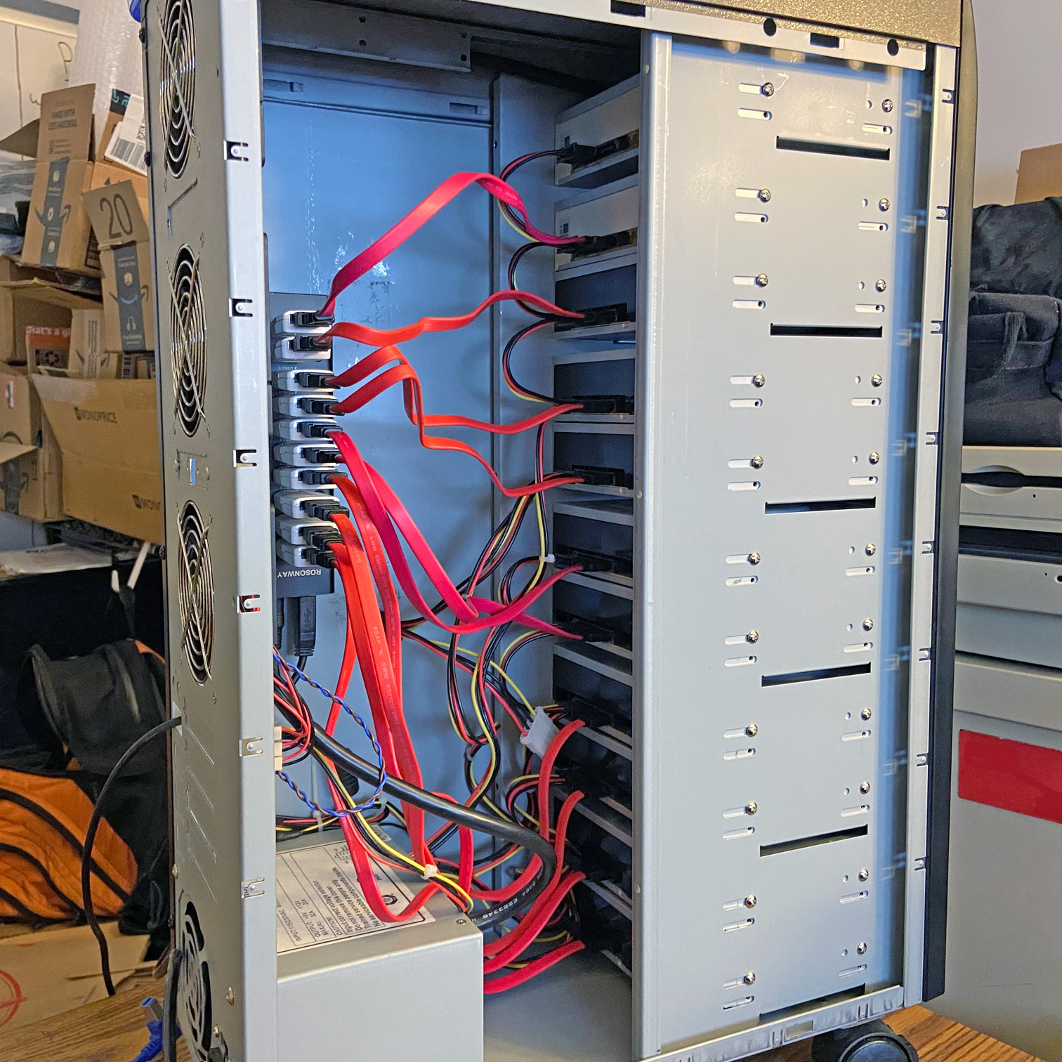 Turning a normal case side into a door! | [H]ard|Forum