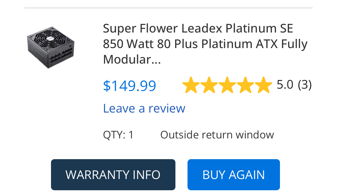 For those who own Super Flower PSU, anything you don't like about this ...