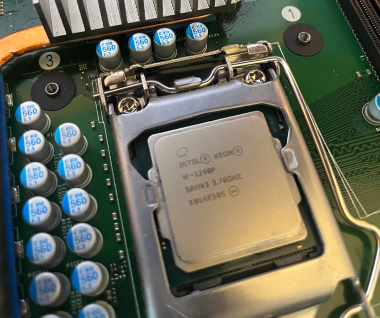 WTS: Xeon W-1290p (10900k equivalent) in a Dell mATX motherboard | [H ...