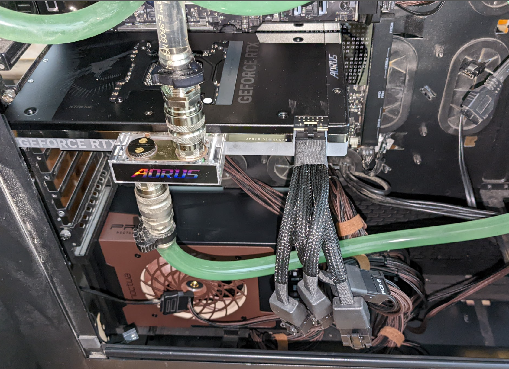 3 PCIe to 12V2X6 adapter or new 12V2X6 cable for PCIe 5.0 PSU with a ...