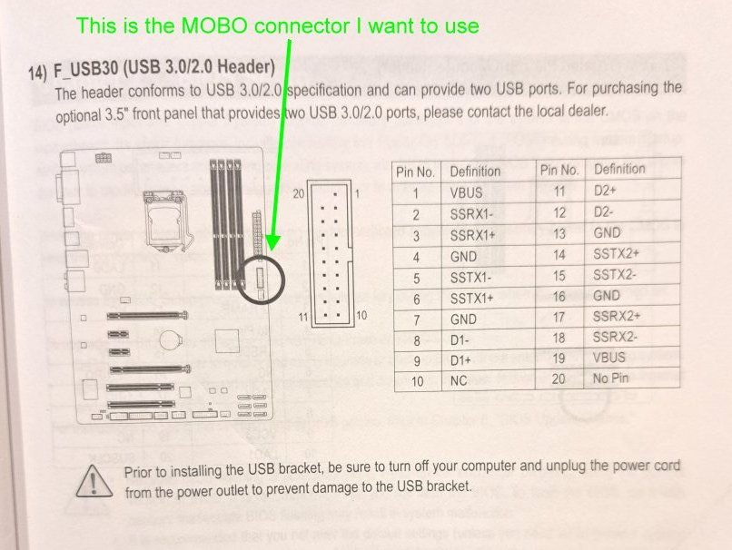 Will this USB 3.0 front panel work with my Gigabyte MOBO? | [H]ard|Forum