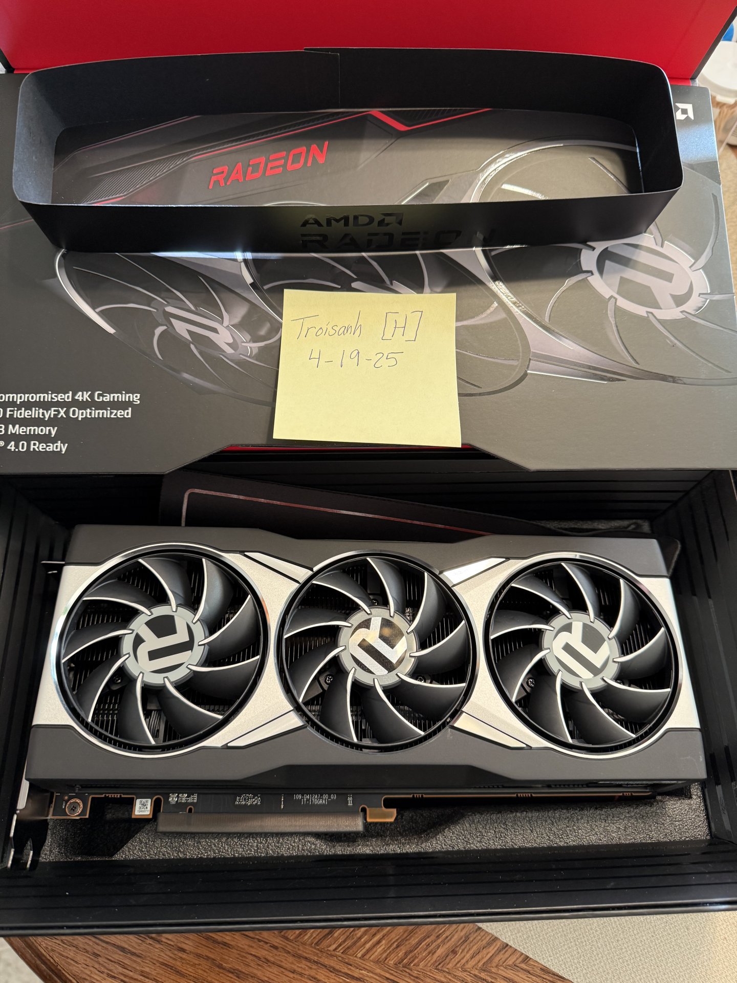 WTS NIB white MSI rtx 4070ti super, NIB rx 9700xt, used 6900xt and used ...