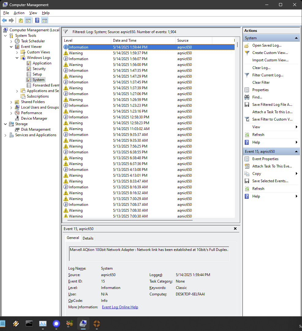 Anyone have experience with Marvell AQtion 10G ethernet? | [H]ard|Forum