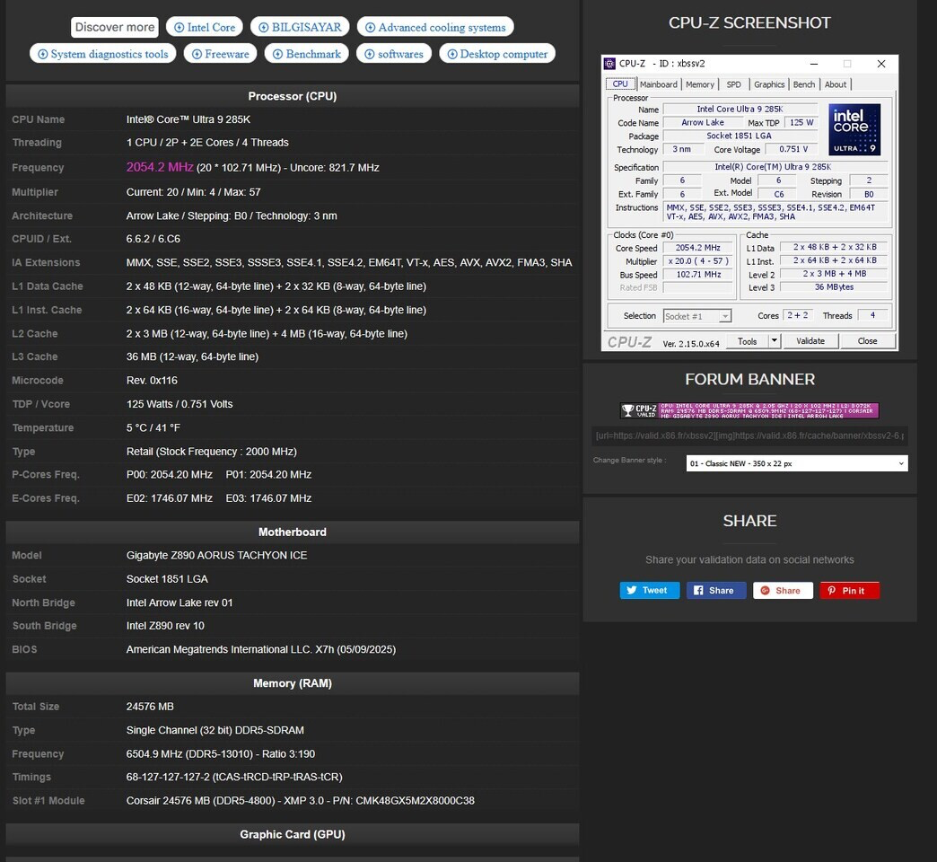 Professional overclocker Sergmann breached the 13000 MT/s memory overclock barrier | [H]ard|Forum