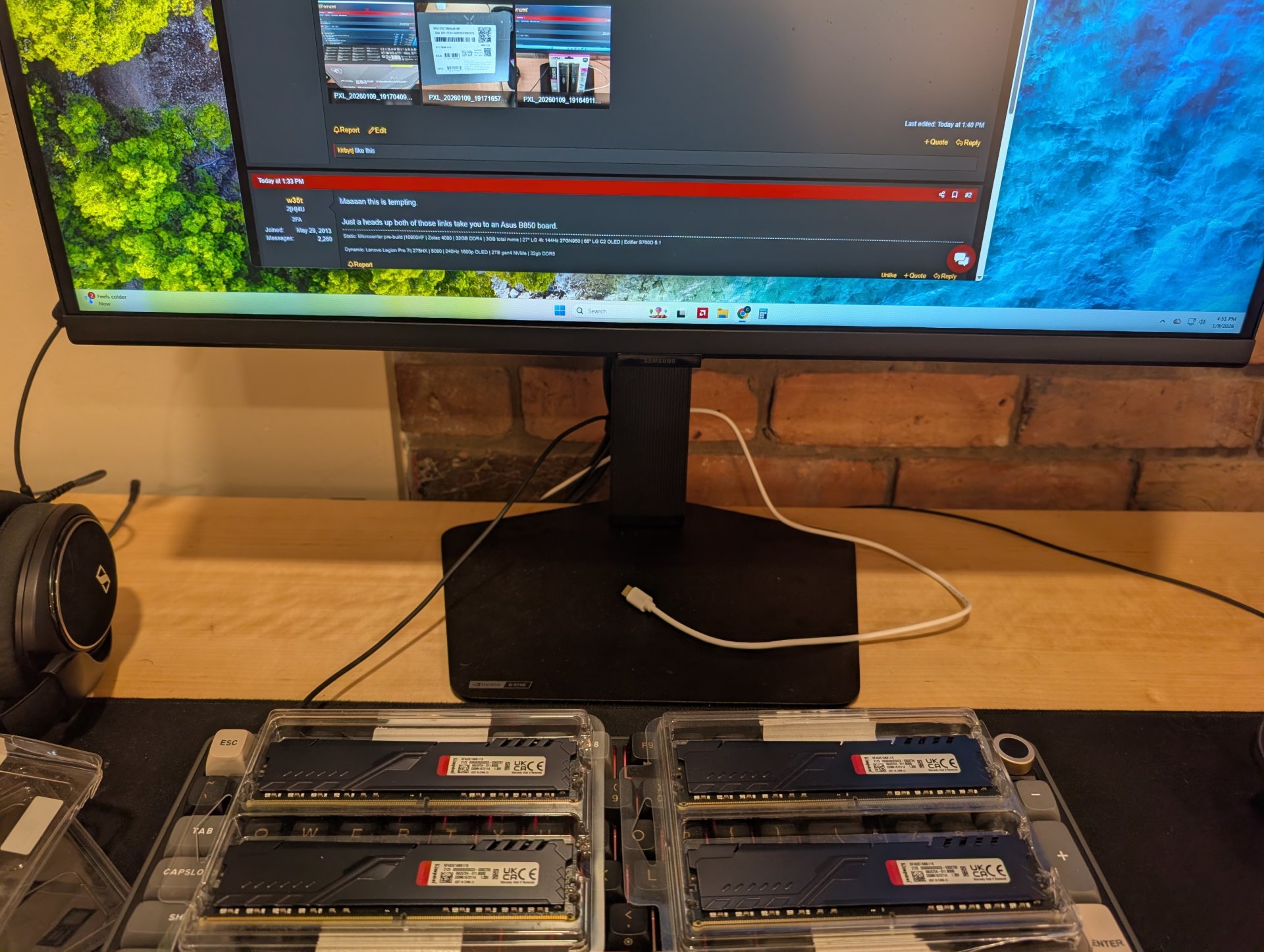 FS:NIB MSI Tomahawk X870E, 32GB DDR5, 64GB DDR4 | [H]ard|Forum